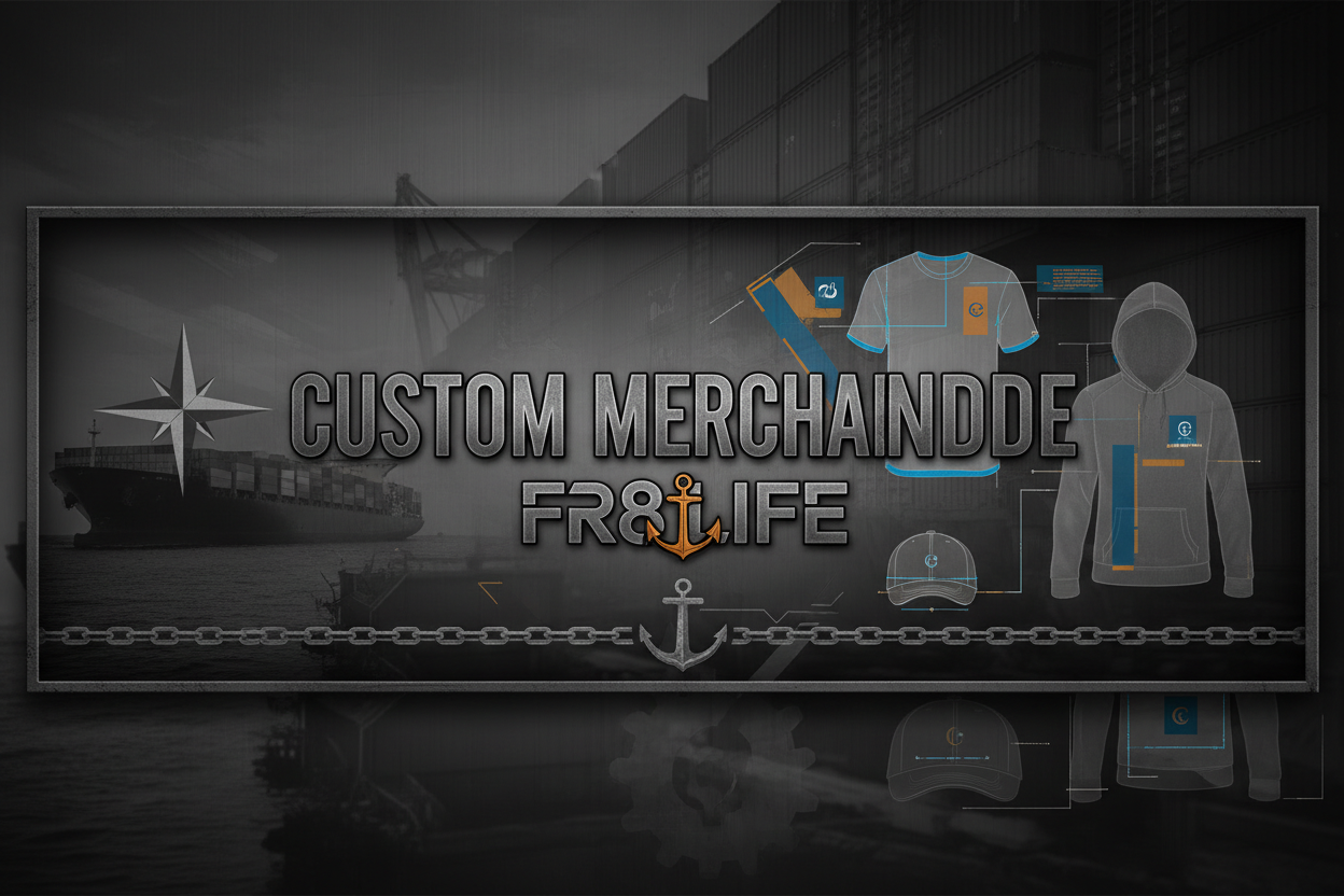 Custom Merchandise - Personalized FR8Life Apparel for Your Brand